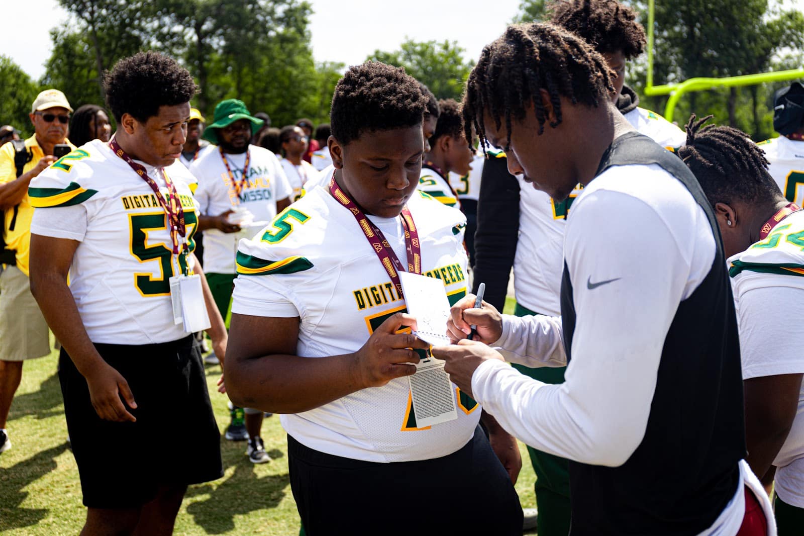 A VIP Day For Students at a Commanders' Pre-Season Practice - Digital ...