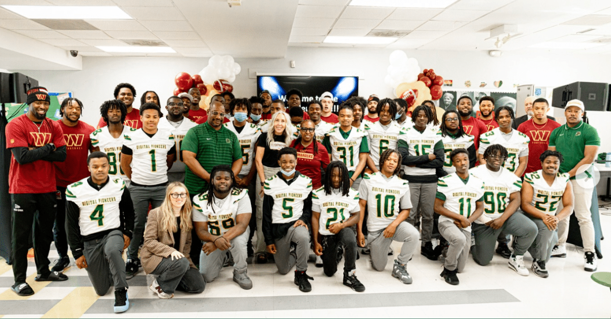 Inspiring the Next Generation: Washington Commanders Rookies Visit our ...